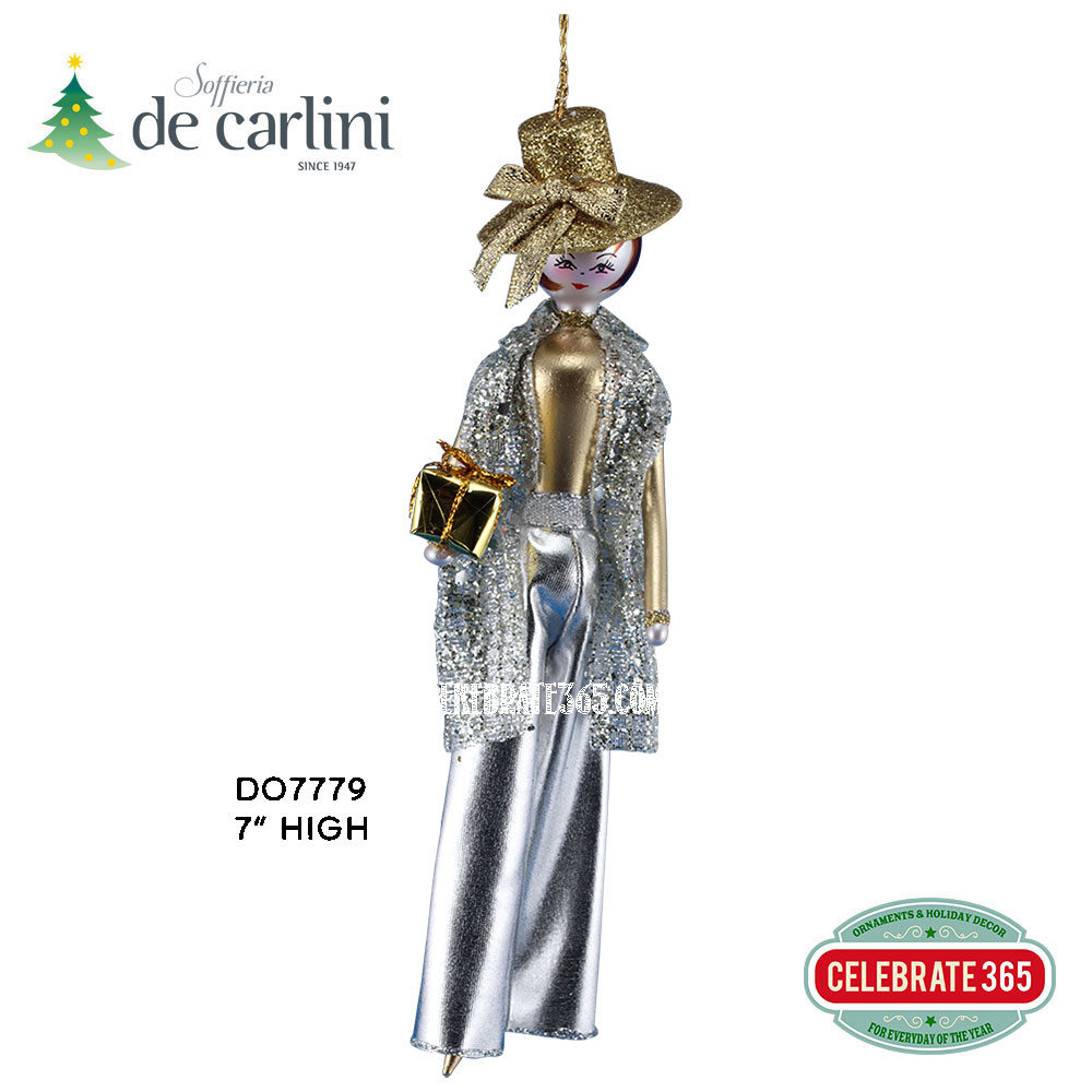 Soffieria De Carlini, Glitz and Glitter Fashion Lady | Celebrate365.com