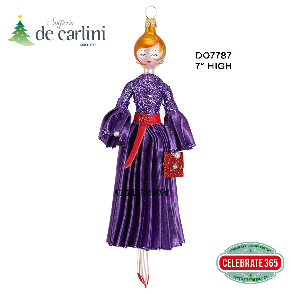 Soffieria De Carlini, Purple Royale Fashion Lady | Celebrate365.com