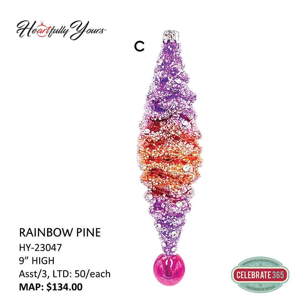 HeARTfully Yours™ Rainbow Pine | Celebrate365.com
